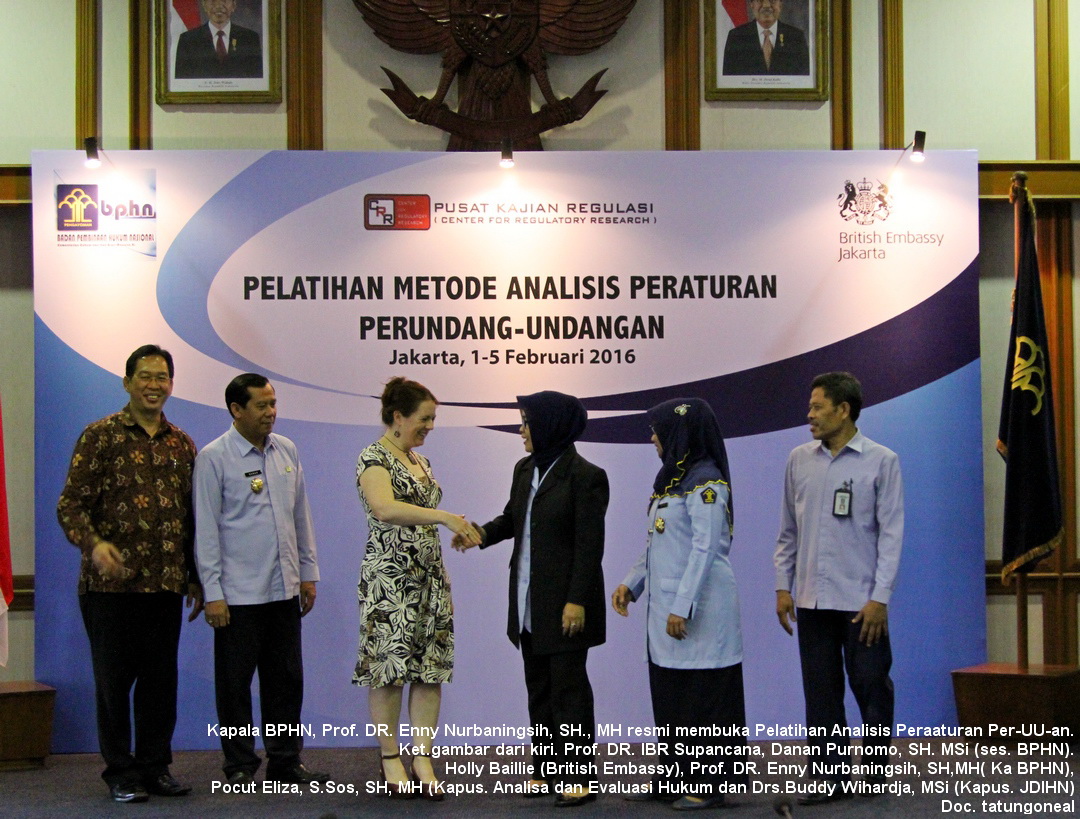 BPHN, CENTER FOR REGULATORY RESEARCH DAN BRITISH EMBASSY JAKARTA ...