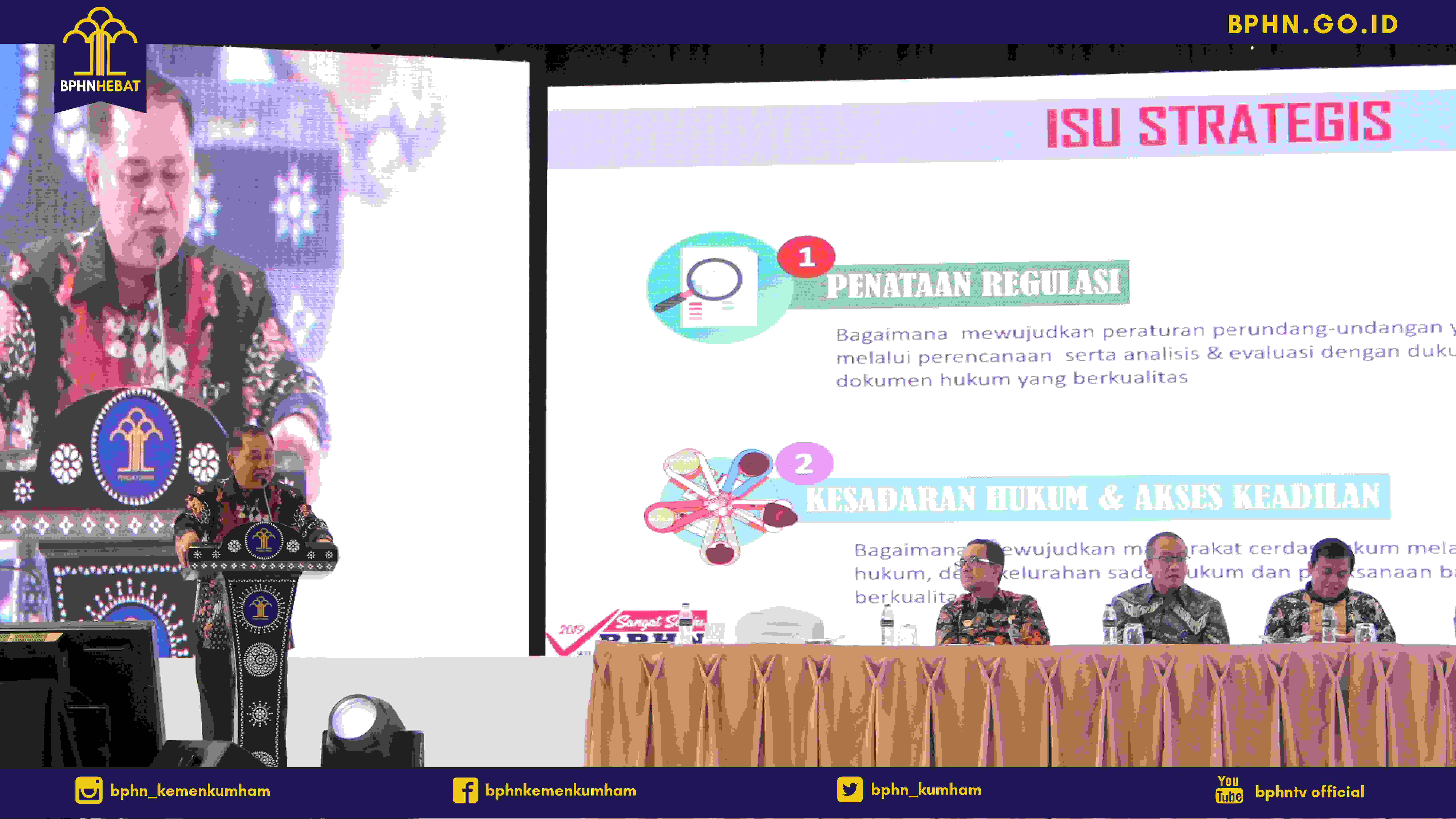 Paparkan Isu Strategis, BPHN Mendorong Aktif Capaian dan Target Kinerja ...