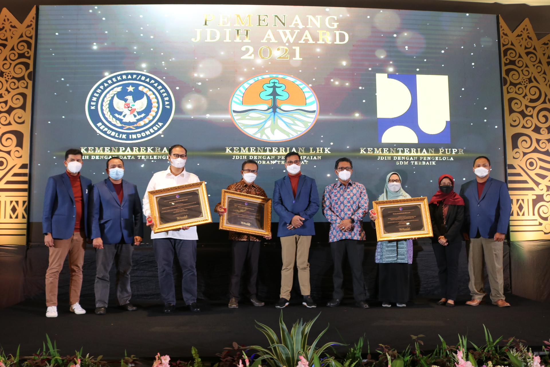 Kepala Pusat JDIHN BPHN Menghadiri JDIH Awards Kementerian Koordinator ...