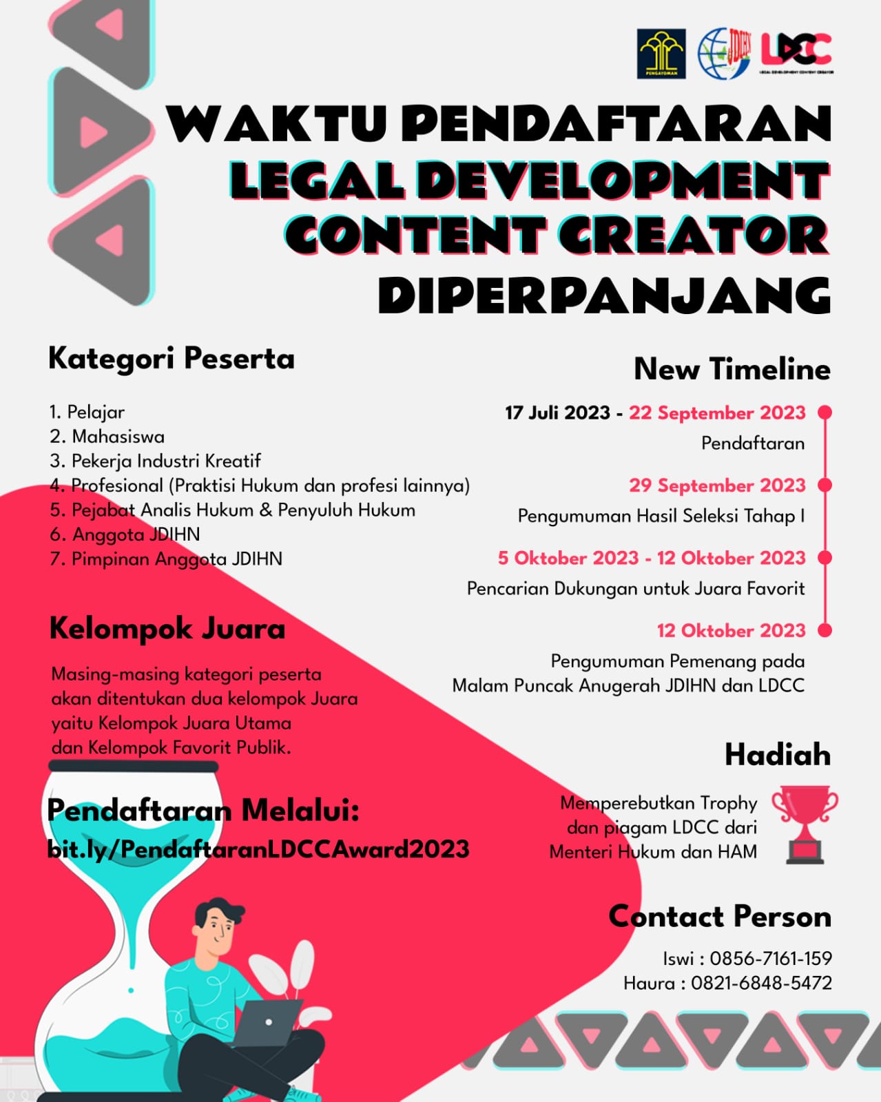 Pendaftaran LDCC Awards 2023 Diperpanjang: Ayo Segera Daftar dan Kreasikan Kontenmu!