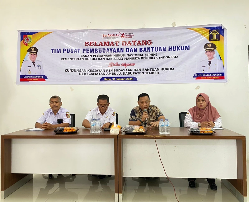 BPHN Dorong Kecamatan Ambulu untuk Perkuat Pembinaan Kelompok Kadarkum dan Partisipasi dalam ...