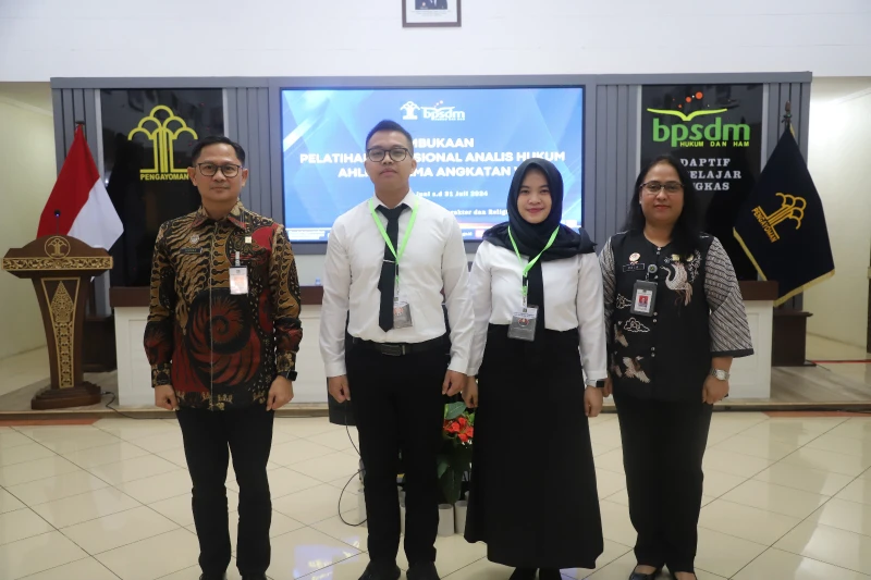 Kali Pertama Diklat Fungsional Analis Hukum Digelar Tatap Muka