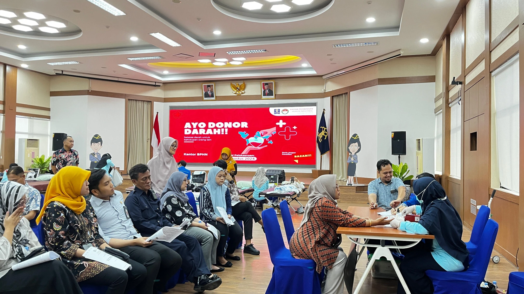Bakti Sosial Donor Darah di BPHN Wujud Nyata Kepedulian Terhadap Masyarakat