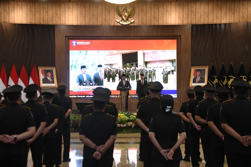 Menkum Tekankan Kakanwil Beri Pelayanan Terbaik kepada Masyarakat